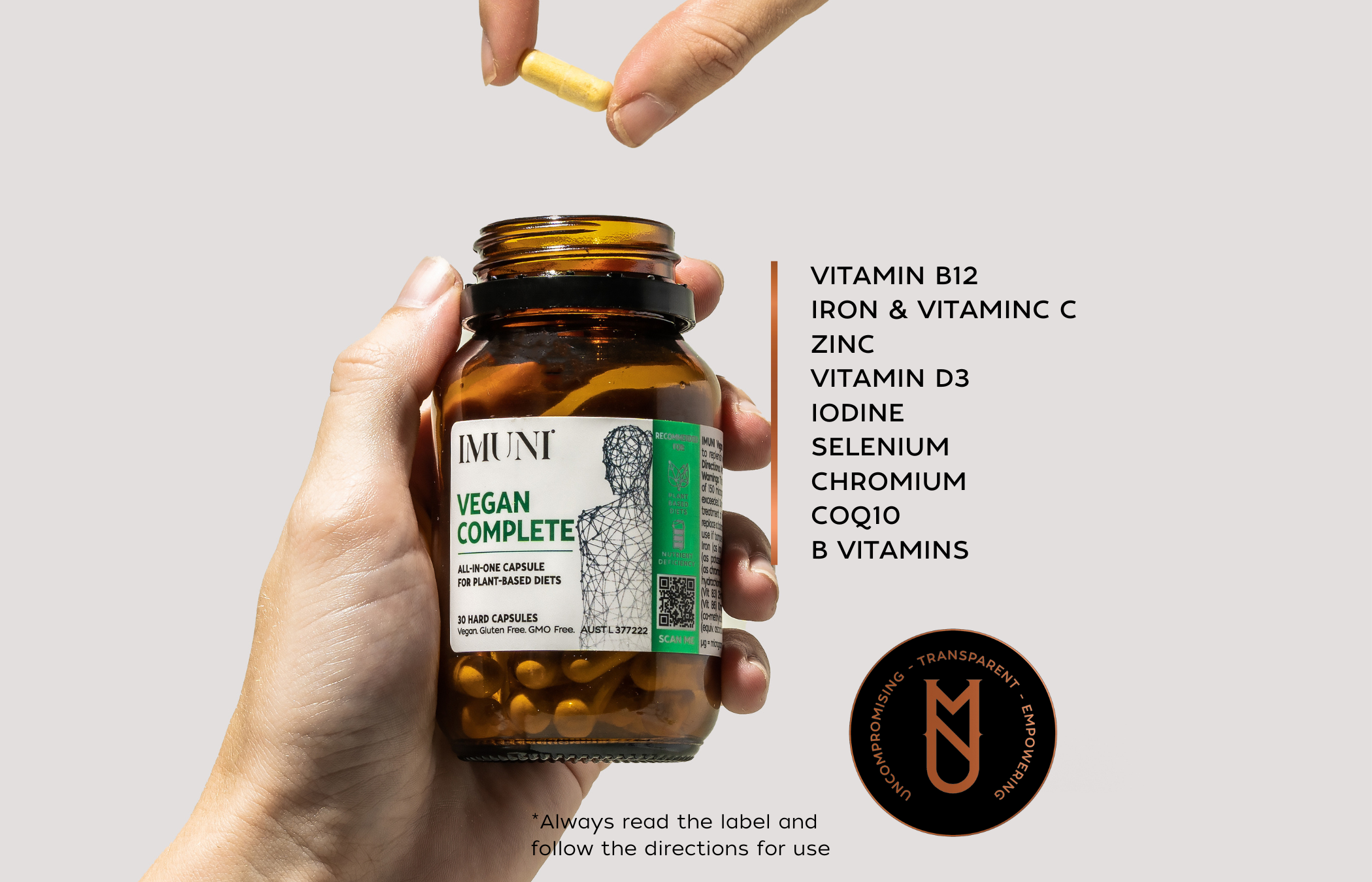 IMUNI Australia: Comprehensive Formulations. Uncompromising Quality.